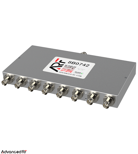 8-WAY RF DIVIDER/COMBINER, BNC, 8B0742