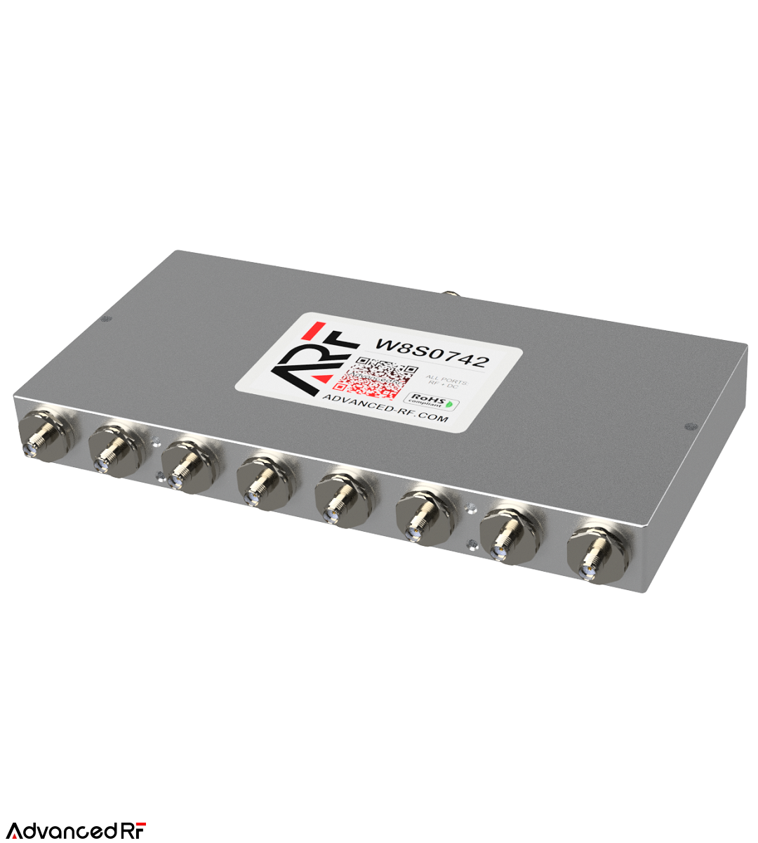 8-WAY RF DIVIDER/COMBINER, WEATHERPROOF, SMA, W8S0742